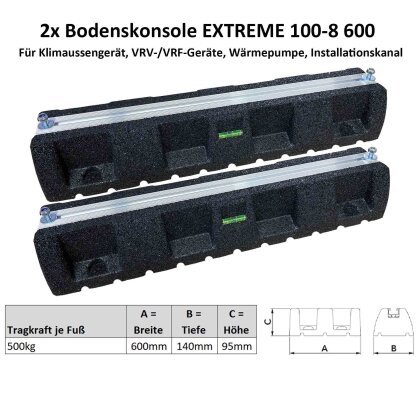 Bodenkonsole EXTREME 450 für Klimaaussengerät, 89,90